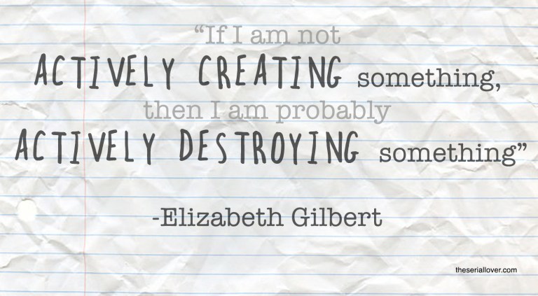Creativity + Fear = Together Forever | The Serial Lover